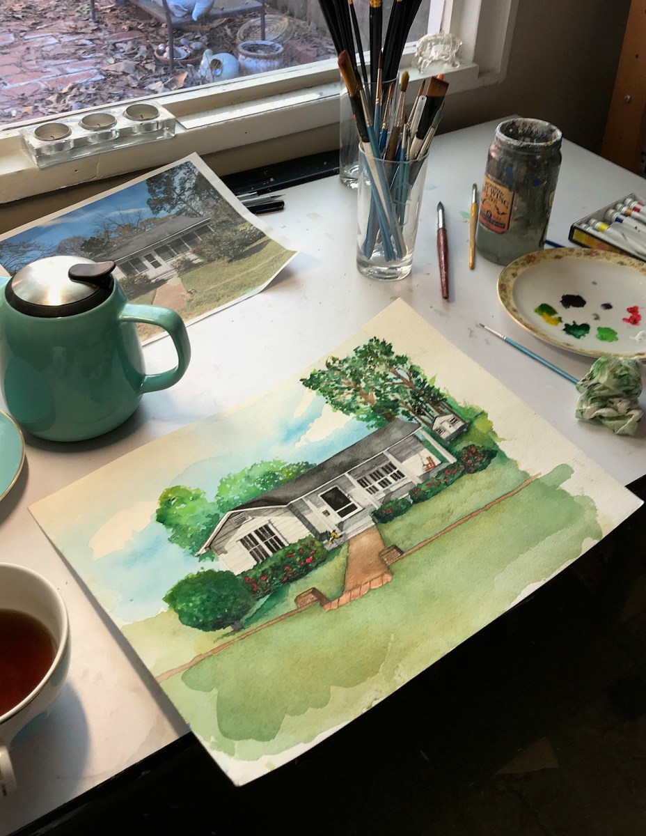 painting a 65 year old memory – 2me4art